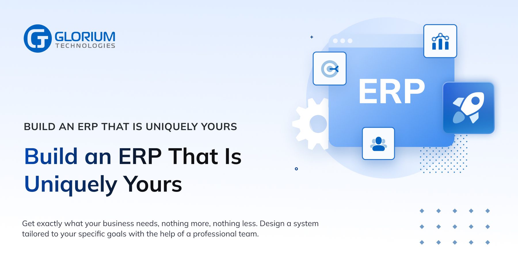 Custom ERP Software Development | Glorium Technologies